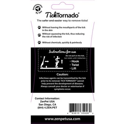 ZenPet Tick Tornado - 2 Pack Tick Remover - DogCulture