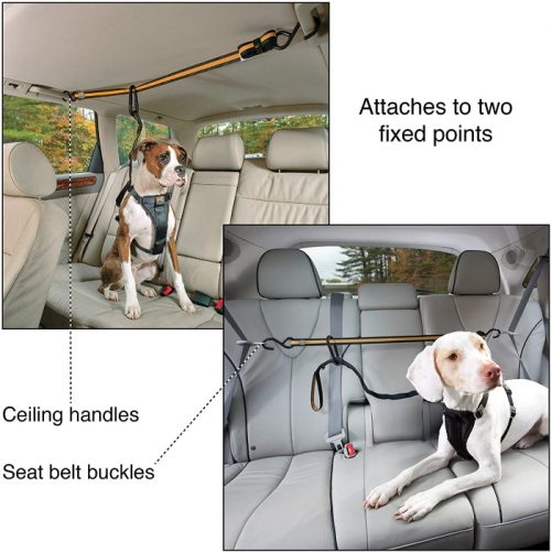 Kurgo Auto Zip Line - Adjustable Dog Safety Seat Belt - DogCulture