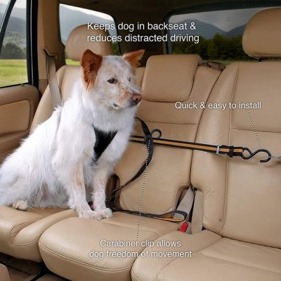 Kurgo Auto Zip Line - Adjustable Dog Safety Seat Belt - DogCulture