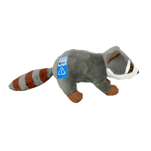 Spunky Pup Clean Earth Collection Dog Toy Racoon | DogCulture